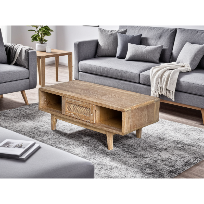 Table basse en Teck massif - ARCHI