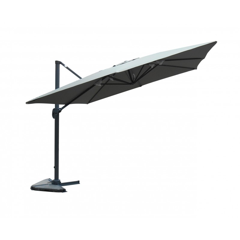 Toile parasol 3x4 taupe - CYNFA